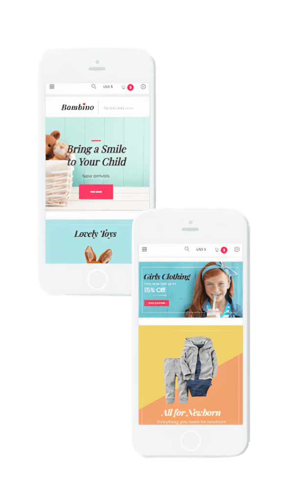 Baby & Toddler Website Design | www.nursery-online.com